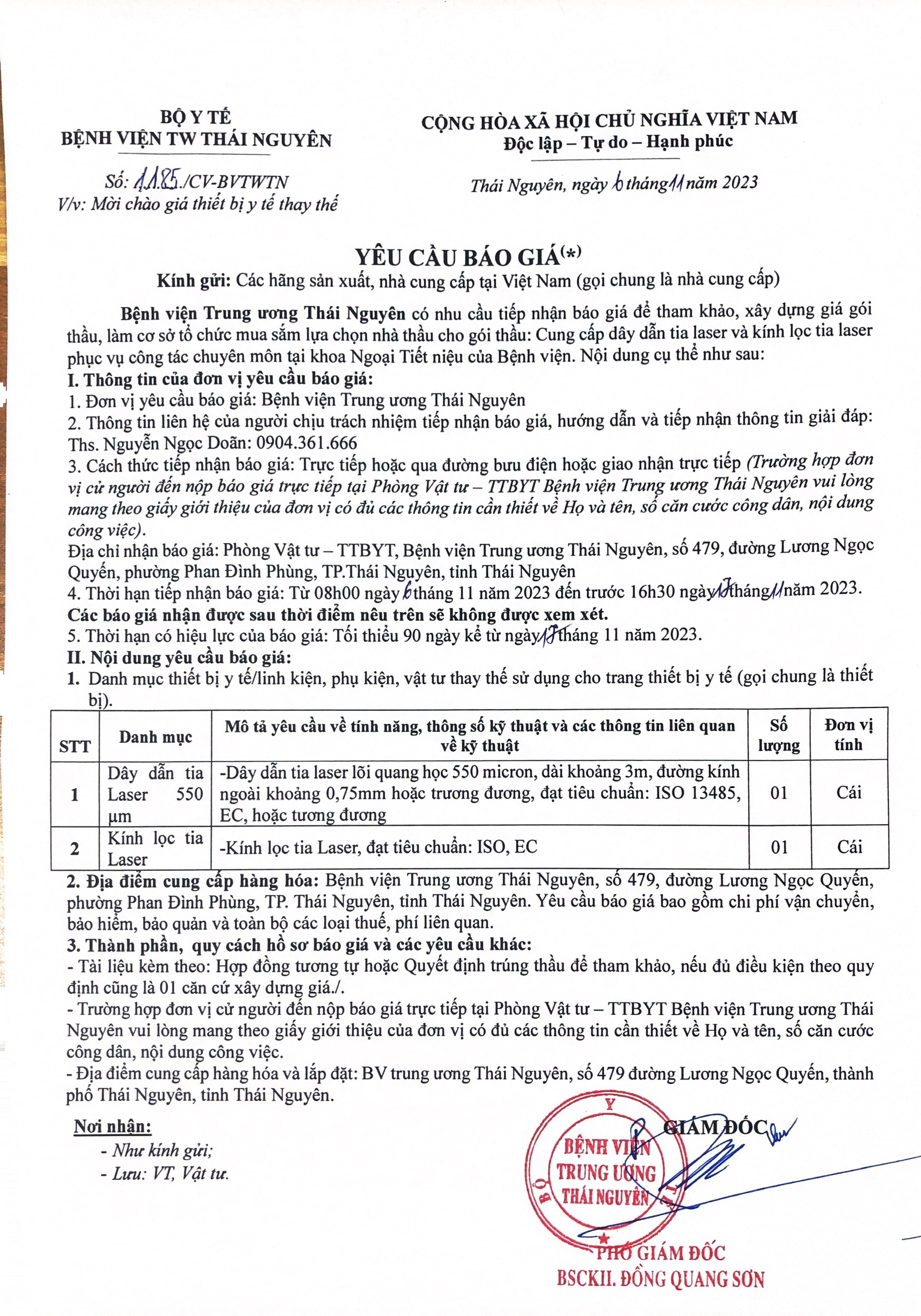 BỆNH VIỆN TRUNG ƯƠNG THÁI NGUYÊN